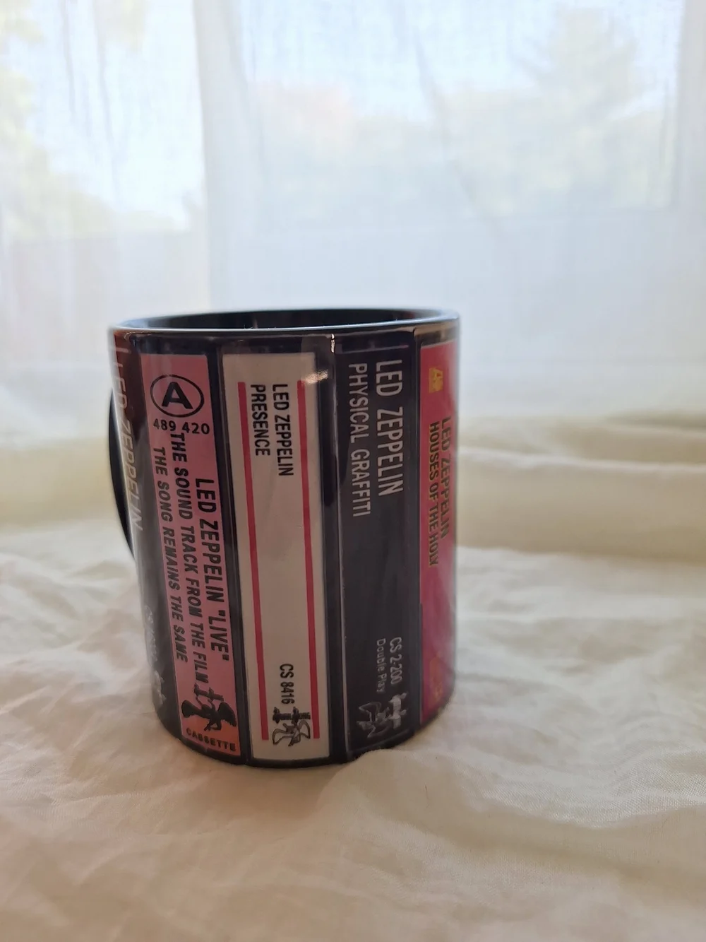 Source Unknown | Kitchen | Led Zeppelin Cassette Spine Ceramic Mug ...